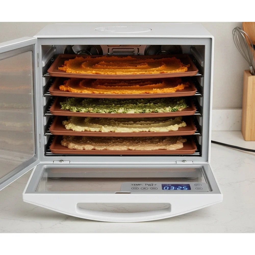 Kitchen | 6 Pcs Silicone Dehydrator Sheets For Dehydrating Mashed ...